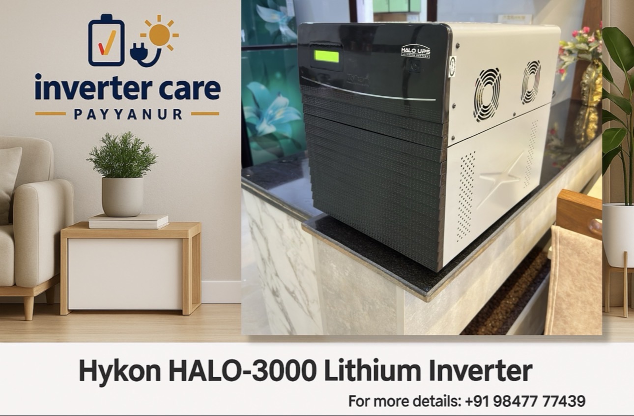 Hykon HALO-3000 Lithium Battery Inverter Dealer in Kannur & Kasaragod ...